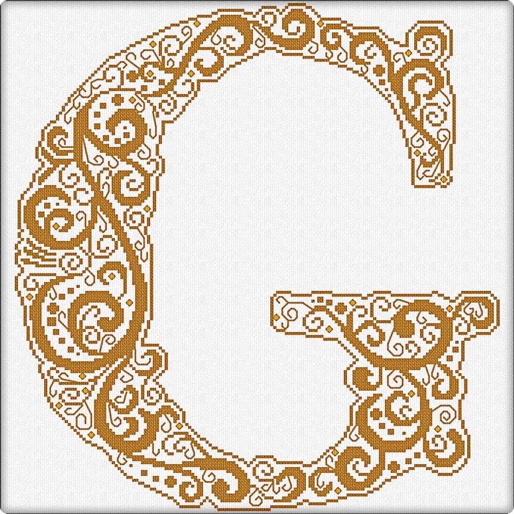 CURLY ALPHABET - G - Alessandra-adelaide